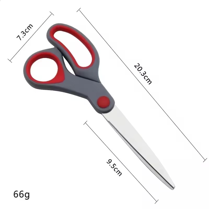 Sharp multi-purpose office non-stick scissors