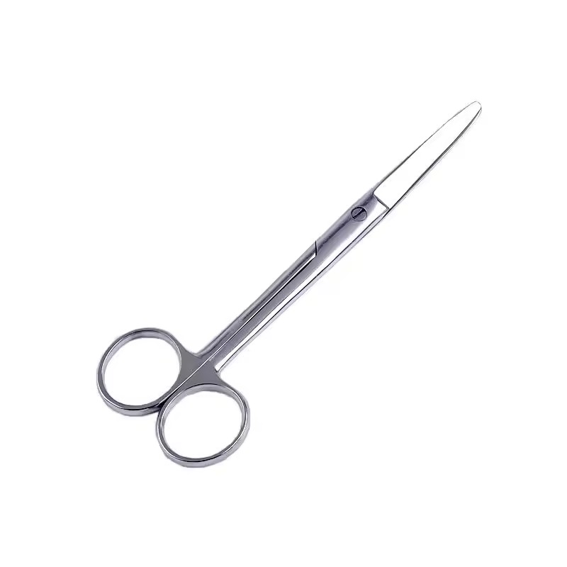 Straight and curved surgical scissors for dental surgery